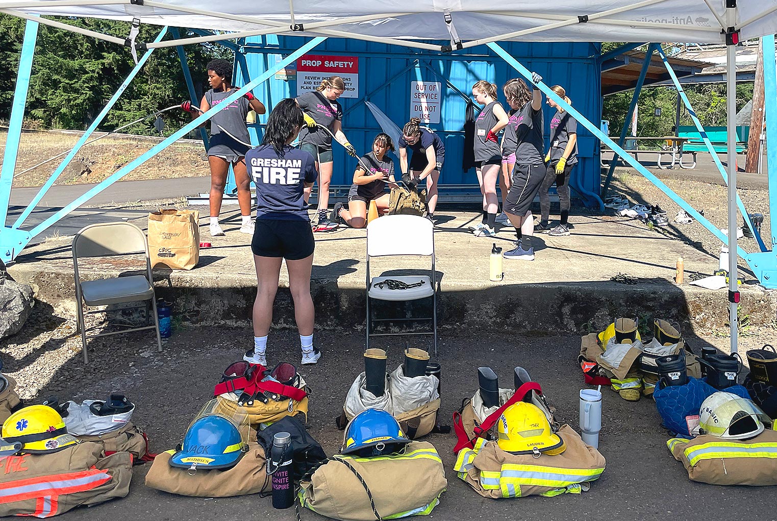 Annual Fire Fighter Camp BuildsGirls’ Confidence, Skills - Tualatin Life